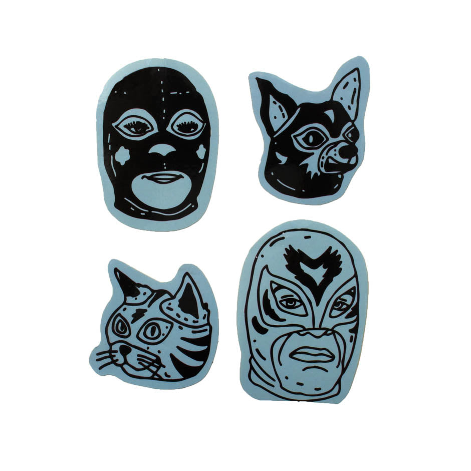 Lucha (4 pc. Sticker Pack) – ARTWORK T-SHIRTS